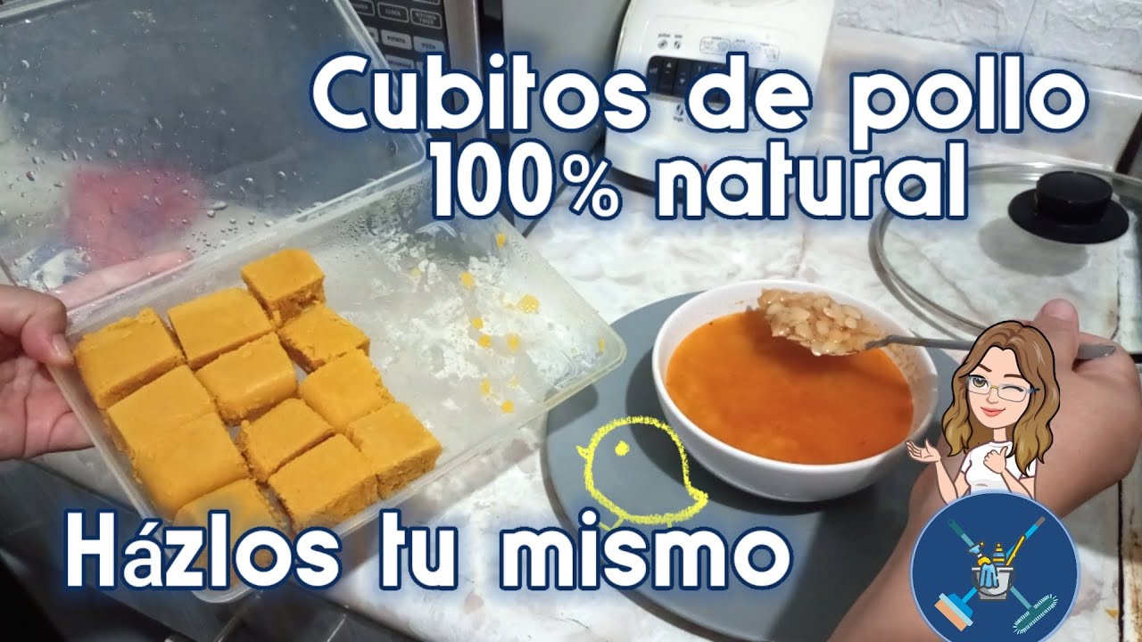 Cubitos de pollo 100% natural - Házlos tu mismo - YouTube