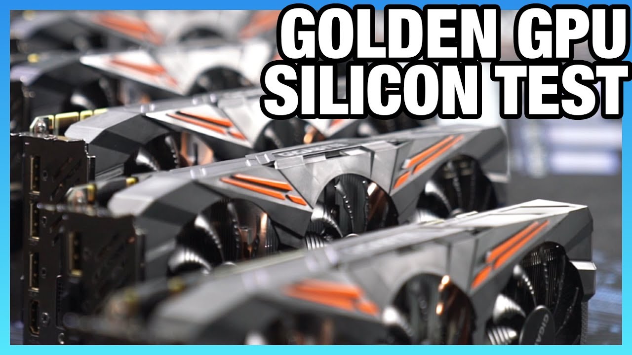 GPU Silicon Quality & Overclock Lottery Test: Golden GPU Search - YouTube