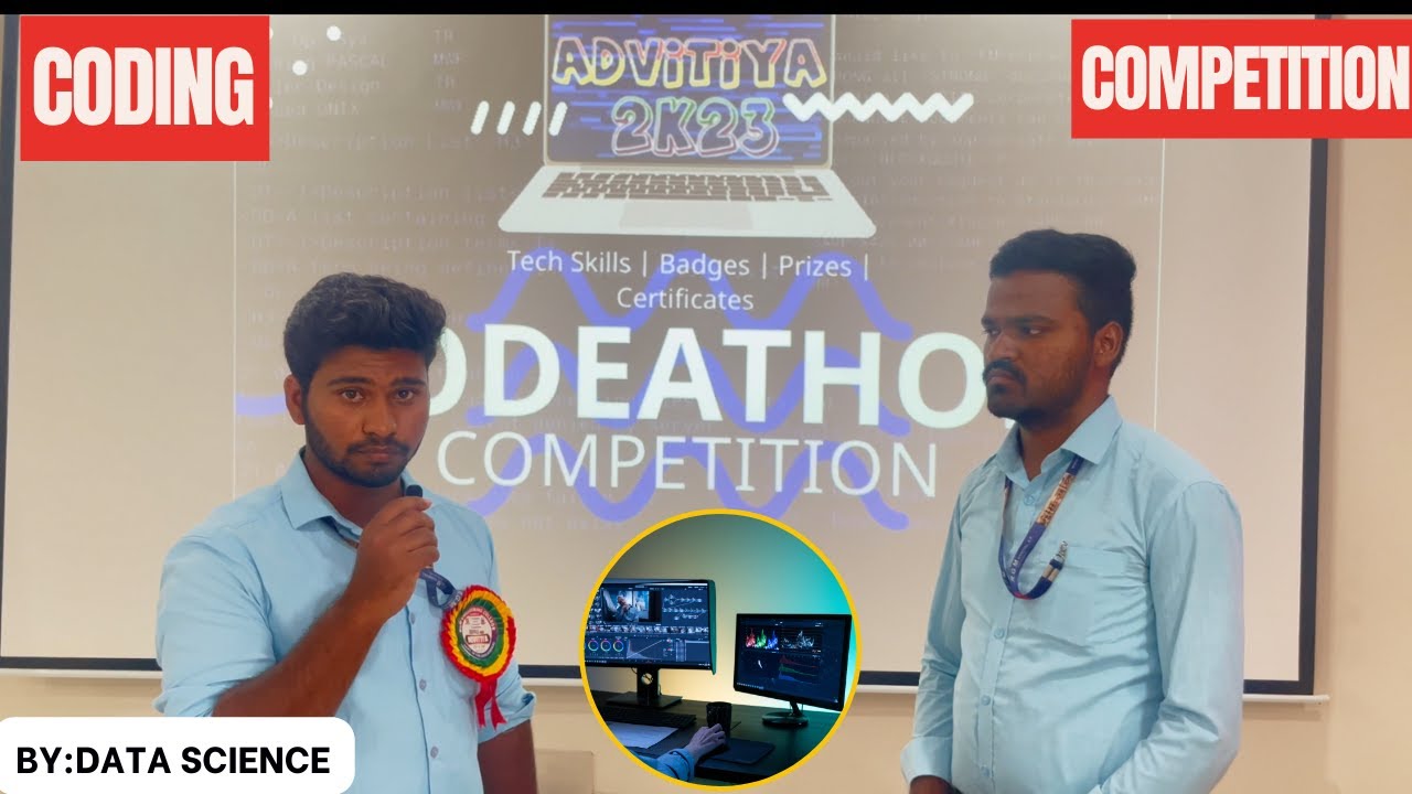Coding Competition in the Festival of ADVITIYA 2K23 organized by CSE DATA SCIENCE, RGMCET. - YouTube
