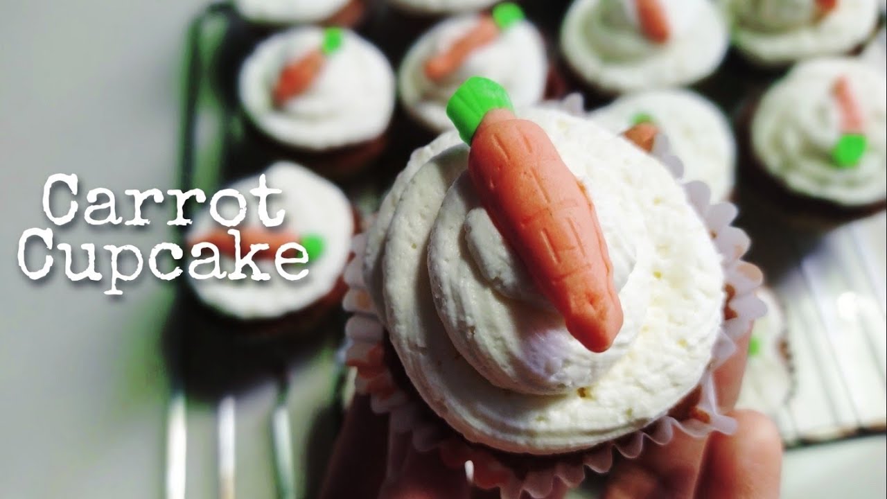 Resep Cupcake wortel dengan creamcheese/Carrot cupcake - YouTube