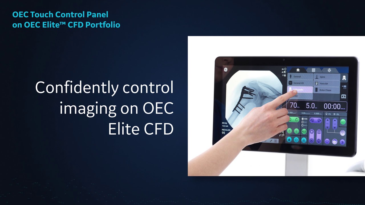 OEC Elite CFD Touch Control Panel @ GE Healthcare - YouTube