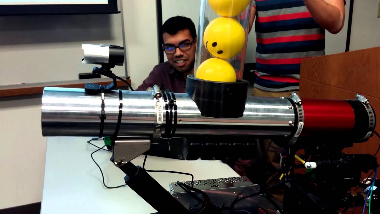 Automated Air Cannon - YouTube