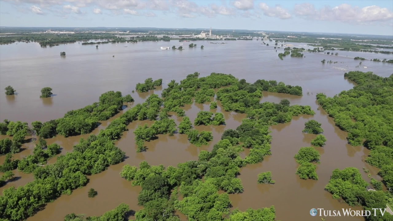 Tulsa flooding: Flooding in the Tulsa, Muskogee and Fort Gibson area ...