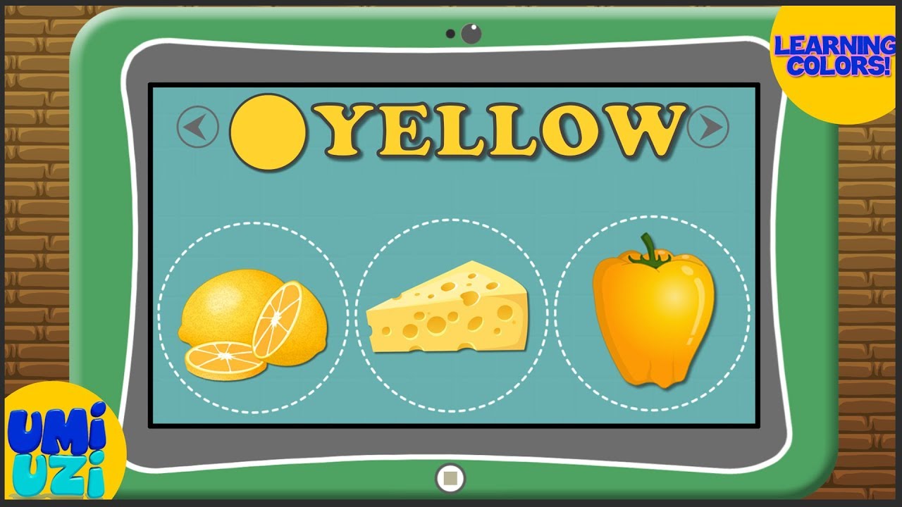 Umi Uzi | Color Song | Learn Colors With Food | Educational Video - YouTube