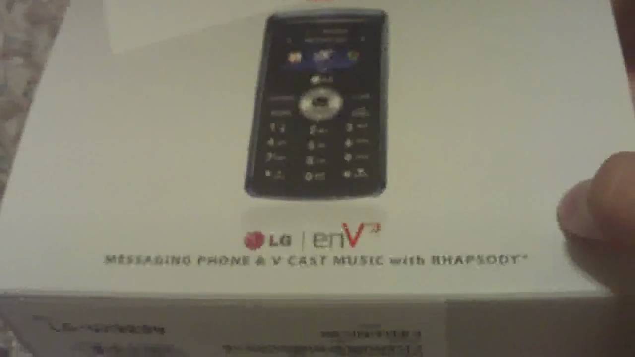 LG enV3 Unboxing and Review Part 1 or 2 - YouTube