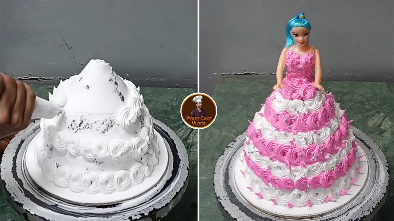 Barbie Doll Cake Design | Barbie Doll Cake | Doll Cake Decorating ...