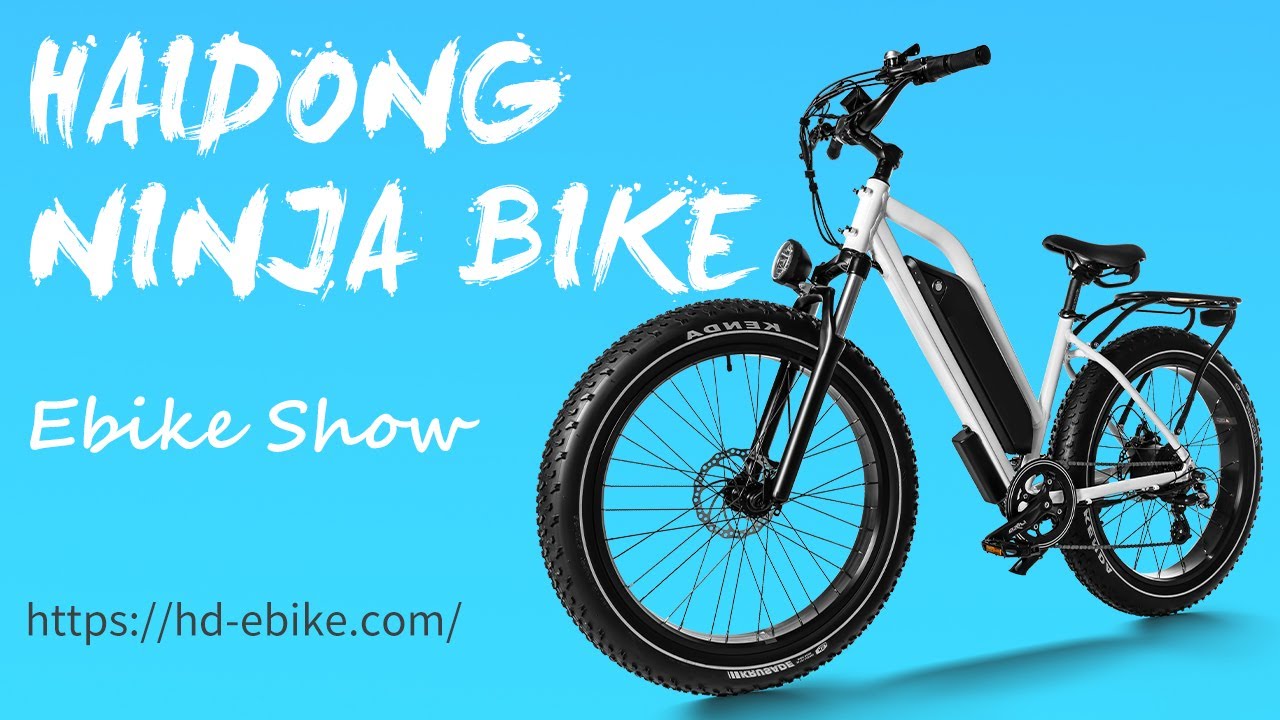 Haidong Ninja Electric Fat Bike Show - YouTube