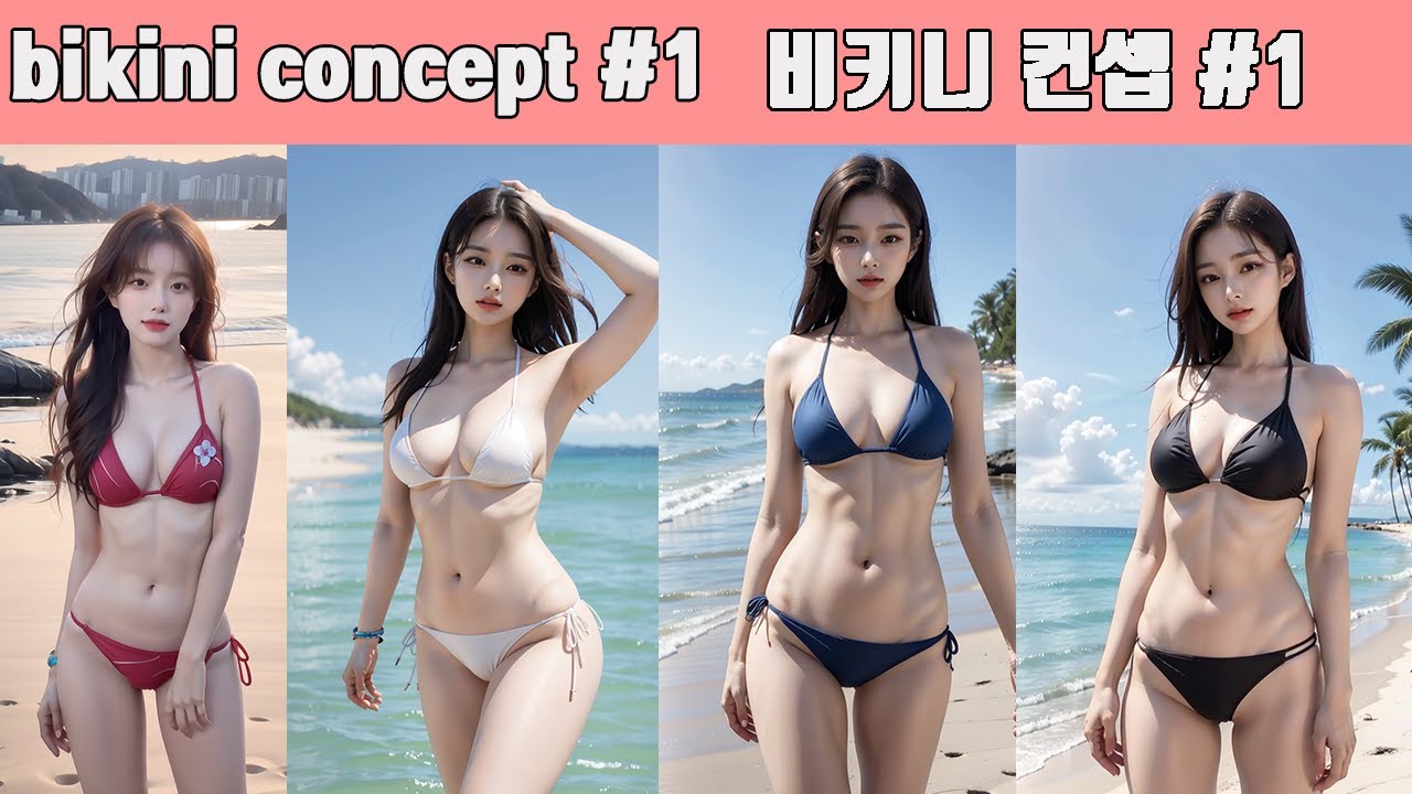 Ai LookBook, 비키니, bikini concept #1 - YouTube