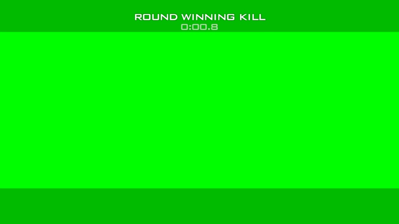 HD Green Screen Round Winning Kill In Seconds - YouTube
