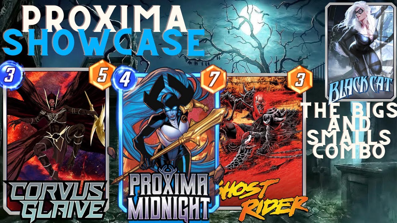 Marvel Snap: Proxima Midnight Showcase Bigs and Smalls Combos (Black ...
