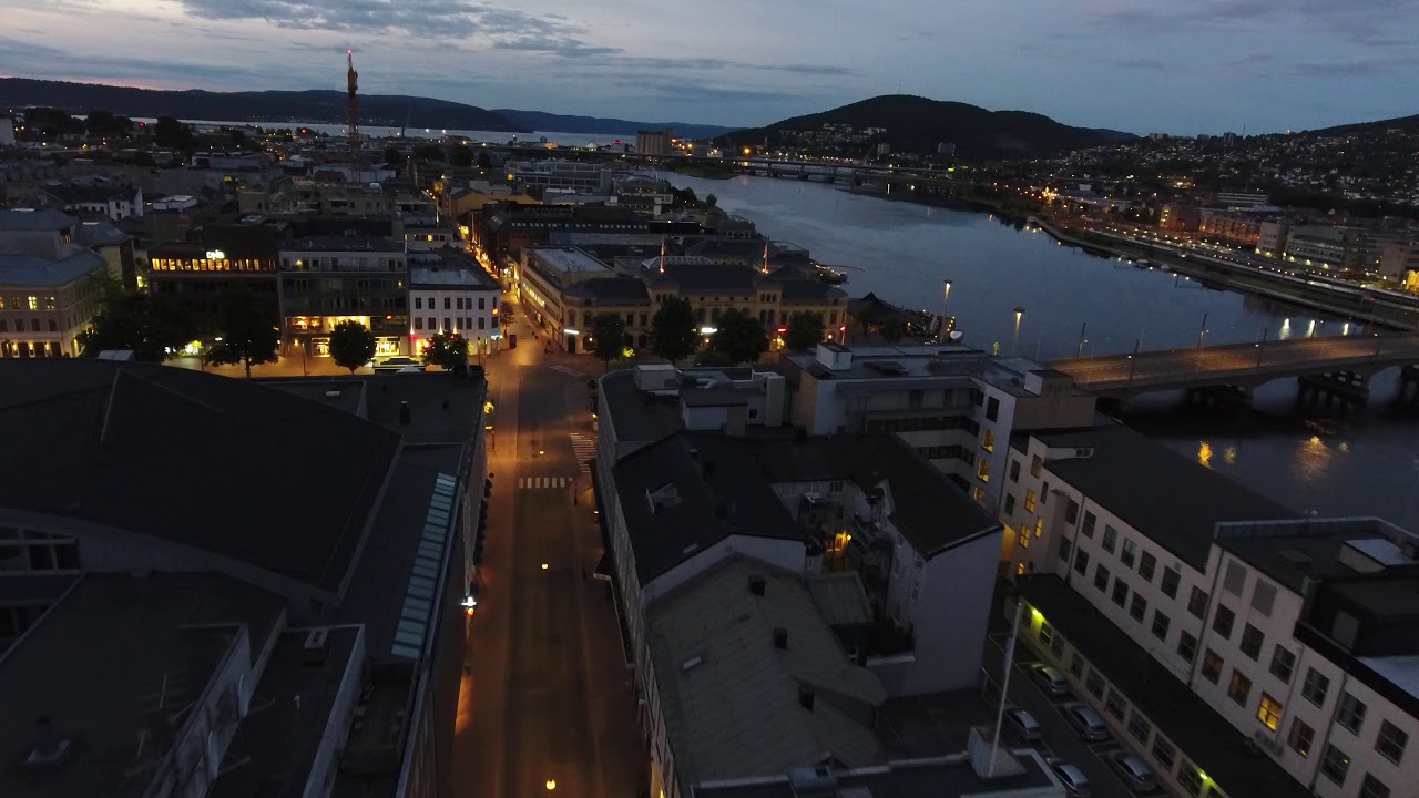 Norway - Drammen city at dawn - Drammen ved daggry - YouTube