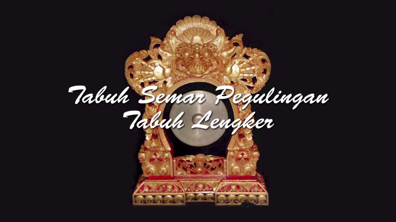 BALINESE MUSIC - Gamelan Semar Pegulingan Tabuh Lengker - YouTube