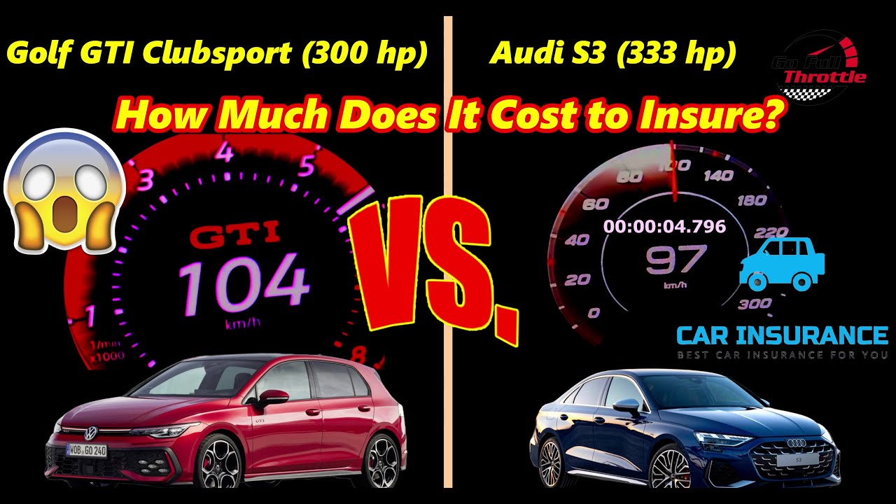 2025 Volkswagen Golf GTI Clubsport 300 hp vs Audi S3 333 hp – How Much ...