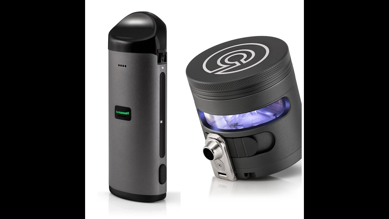 Cloudious 9 ( Atomic 9 vaporizer & Tectonic 9 Grinder ) - Review - YouTube
