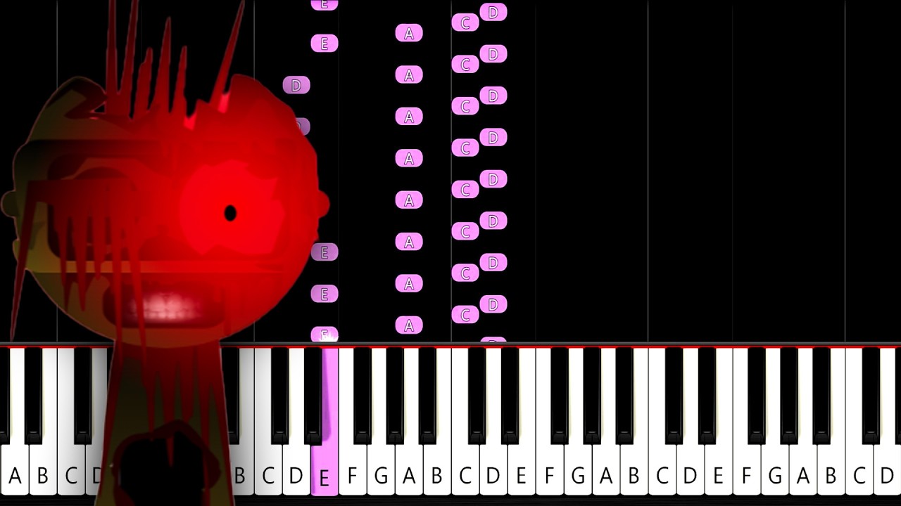 All Incredibox SPRUNKI PHASE 5 Sounds - Piano Tutorial - YouTube