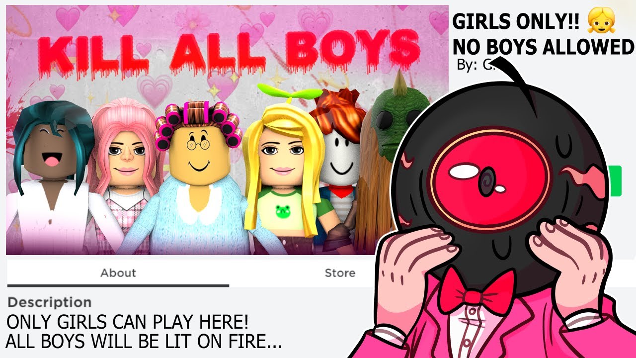 I played GIRLS ONLY Roblox games... - YouTube