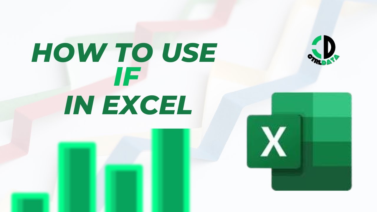 How to use the IF function - YouTube