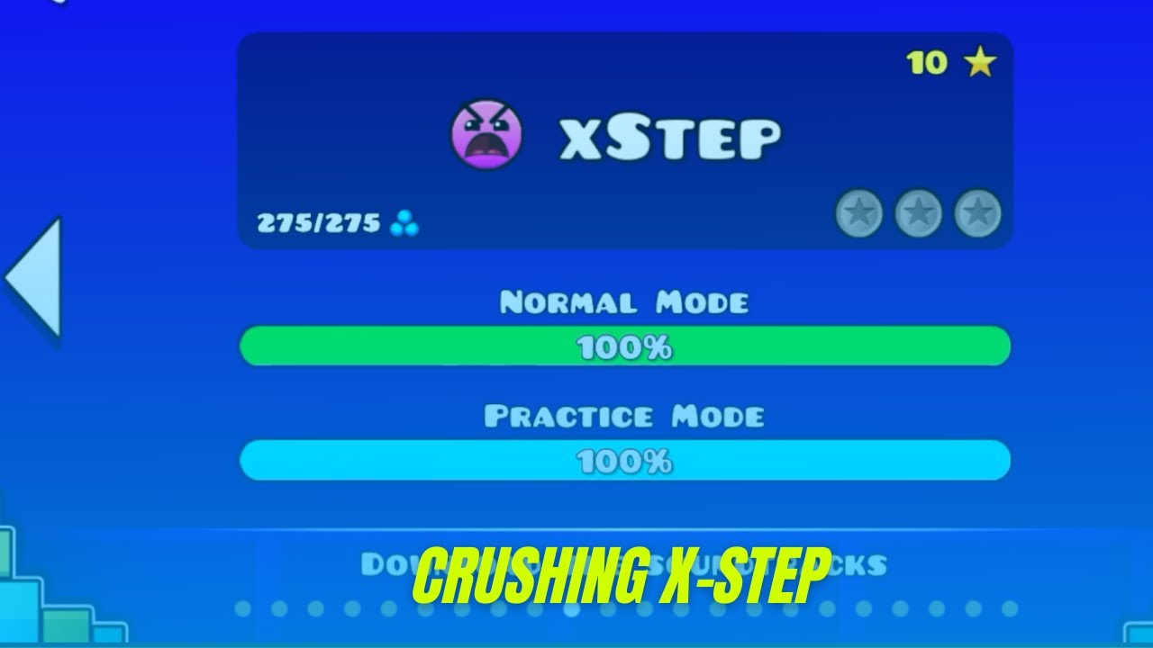 X step completion - YouTube