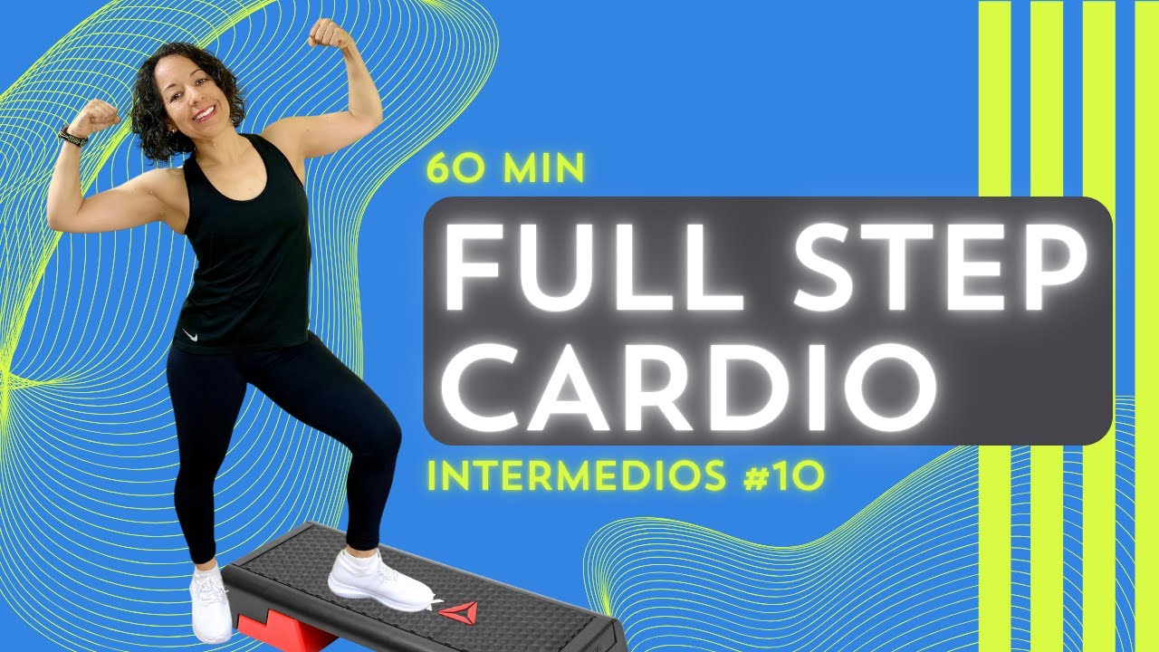Clase STEP Cardio FUN completa no. 10 - YouTube