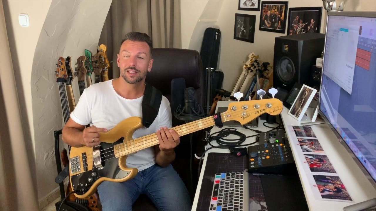 TEMESI BERCI - BASSZUSGITÁR #27 - Victor Wooten SLAP technika - YouTube