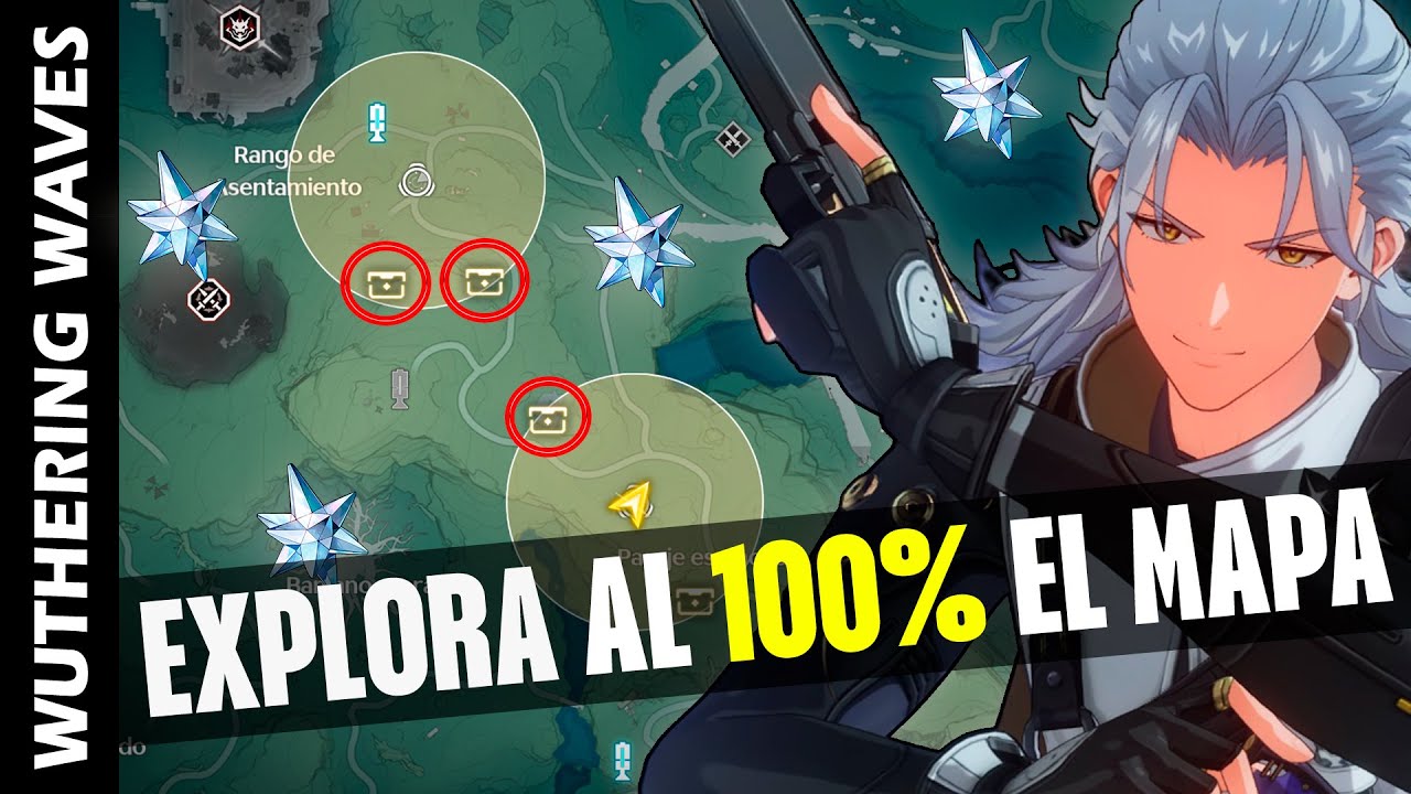 🗺️ LA MEJOR FORMA DE EXPLORAR COMPLETA EL MAPA AL 100% 🗺️ Wuthering ...