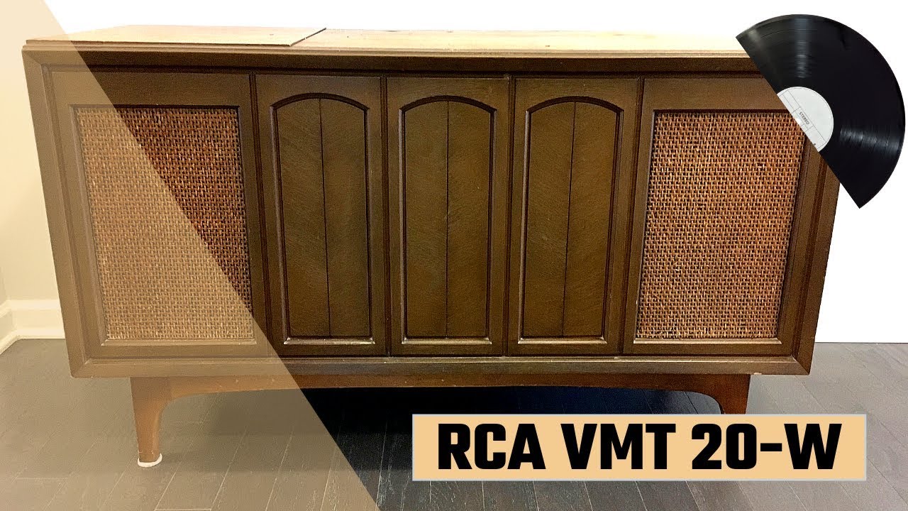 RCA VMT 20-W AM/FM Radio & Record Player - YouTube