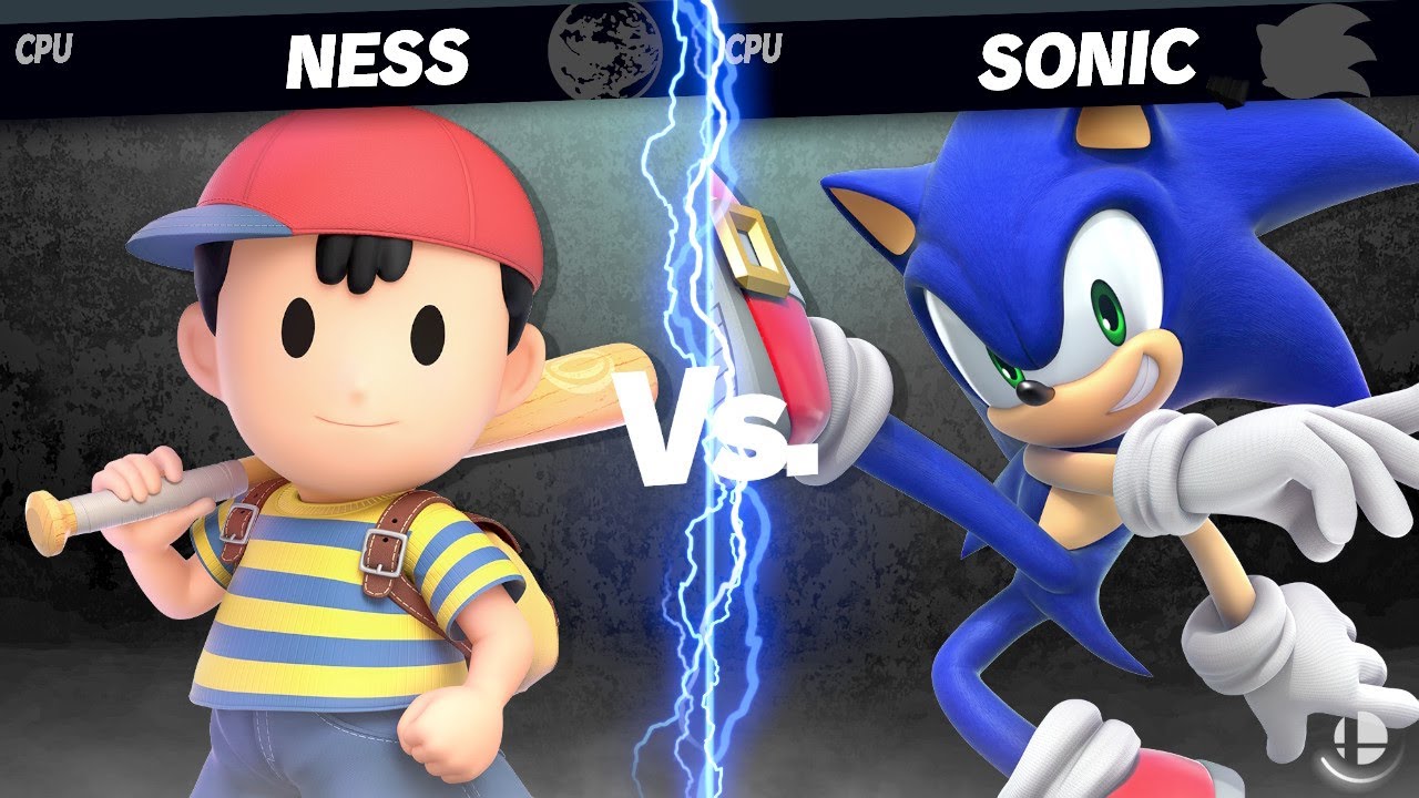 1-on-1: Ness vs. Sonic - YouTube