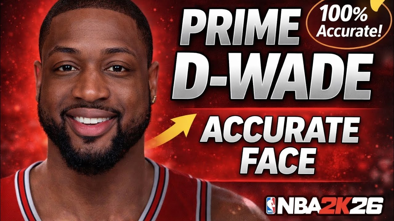 BEST Dwyane Wade Face Creation in NBA 2K26 (Most Accurate) - YouTube