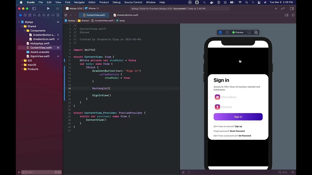 Swiftui Handbook 049 Dismiss Custom Modal Youtube