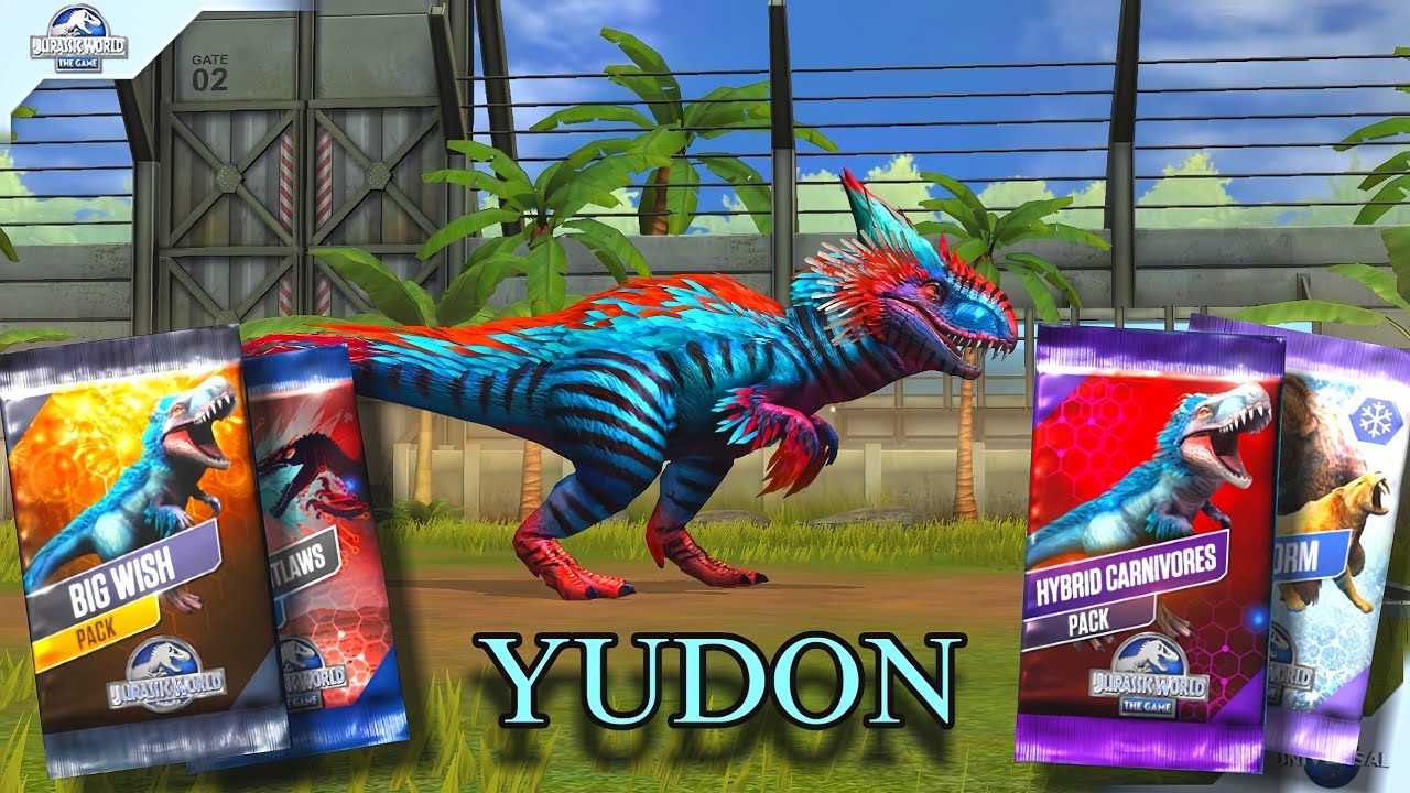 Jurassic world the game 2025 | unlocking Yudon in jurassic world the ...