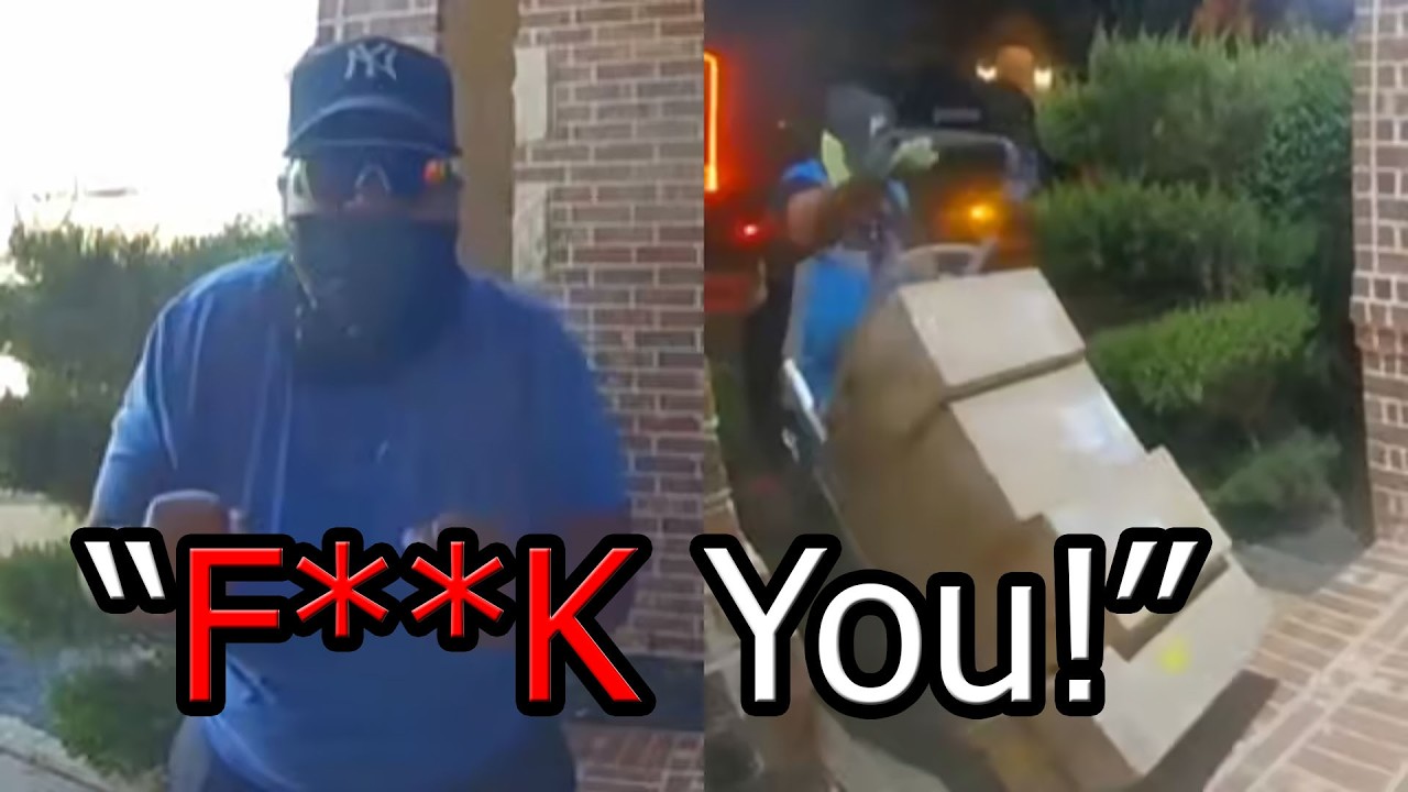 Amazon Delivery Driver Crash Out Is Crazy - YouTube