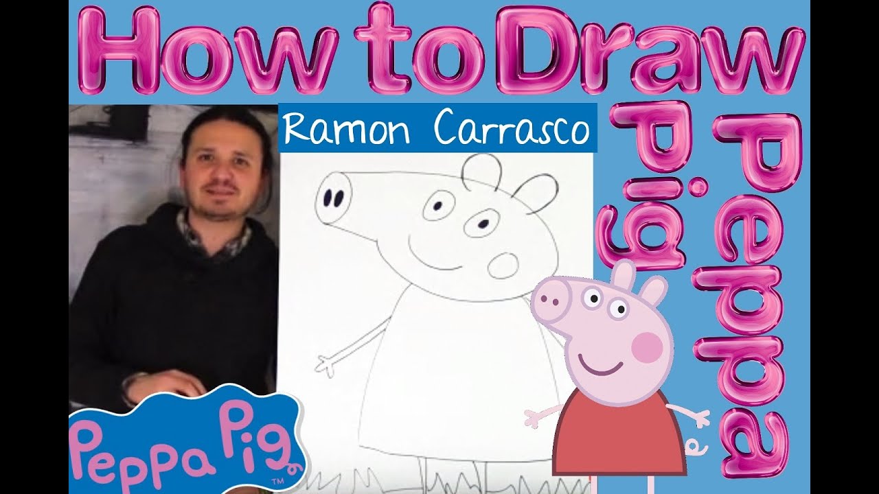 How to Draw Peppa Pig Step by Step | Easy Peppa Pig Drawing Tutorial ...
