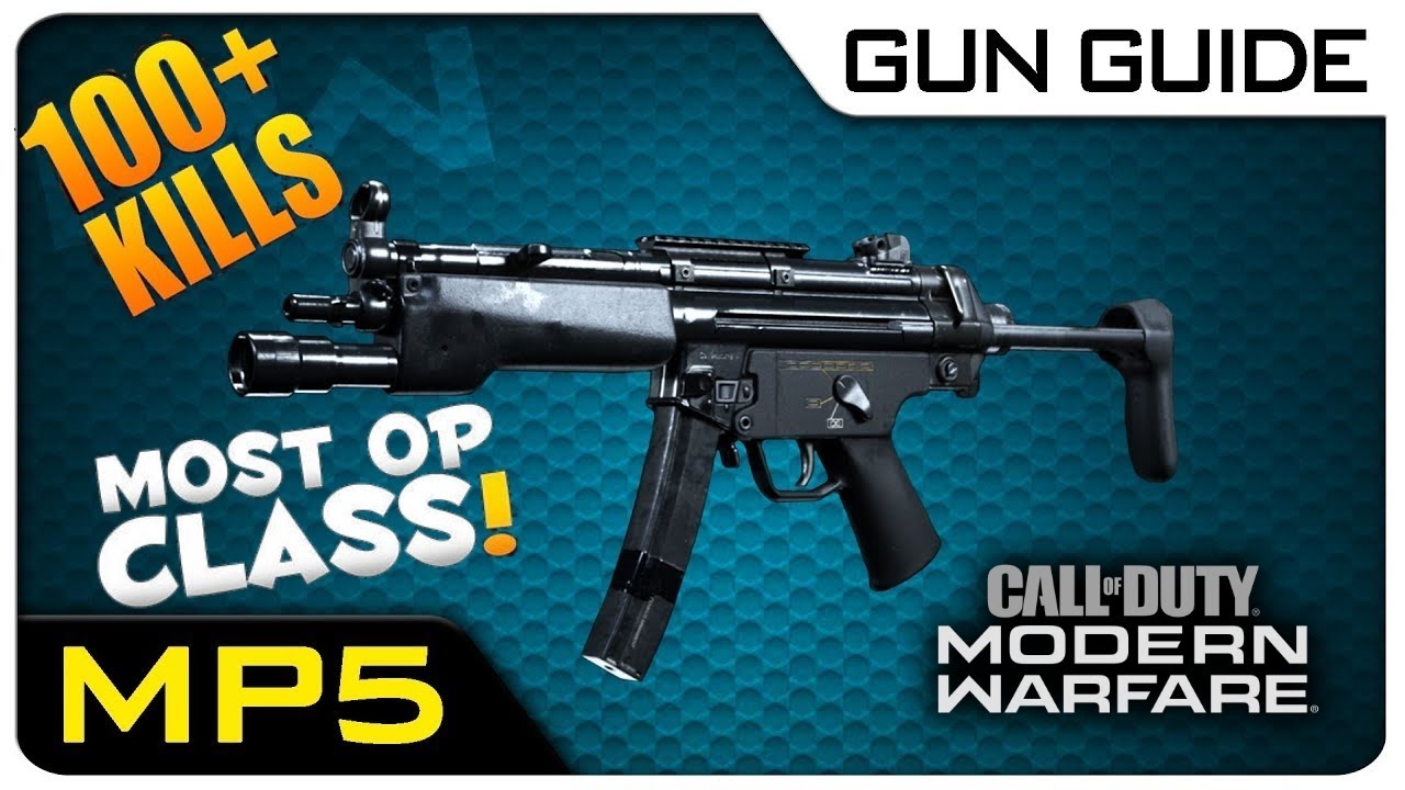 MOST UNSTOPPABLE MP5 SETUP!!!(best MP5 smg setup in cod MW - YouTube