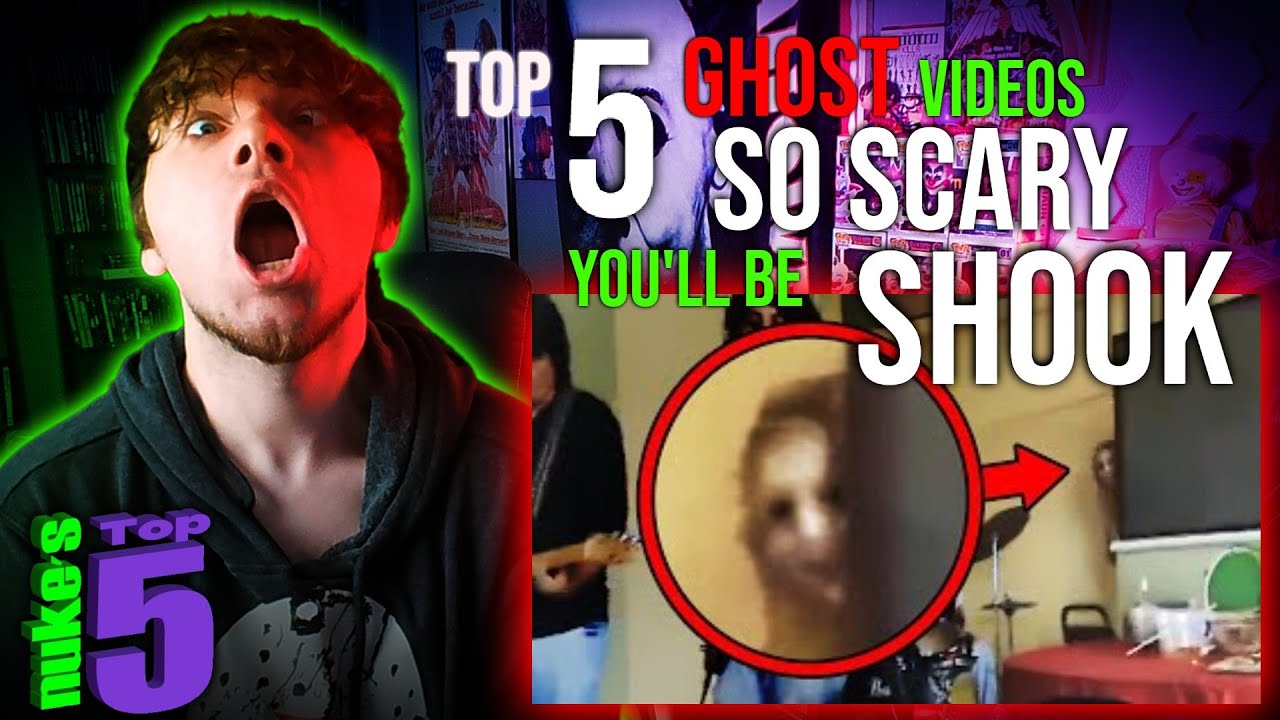 Top 5 Ghost Videos SO SCARY You'll Be SHOOK | NUKES TOP 5 REACTION ...