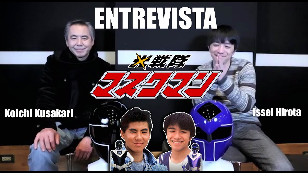 Entrevista con Koichi Kusakari y Issei Hirota de Hikari Sentai Maskman - YouTube