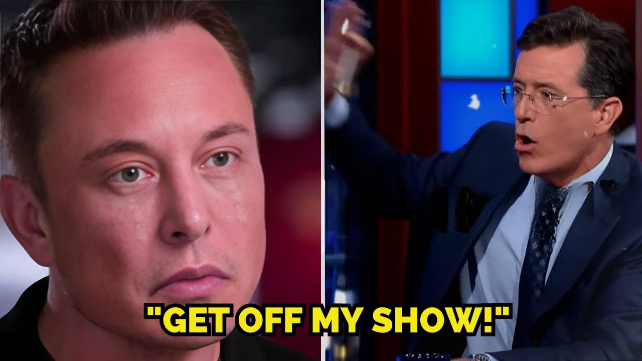 Stephen Colbert Makes Elon Musk Cry On Live TV After Fiery ...