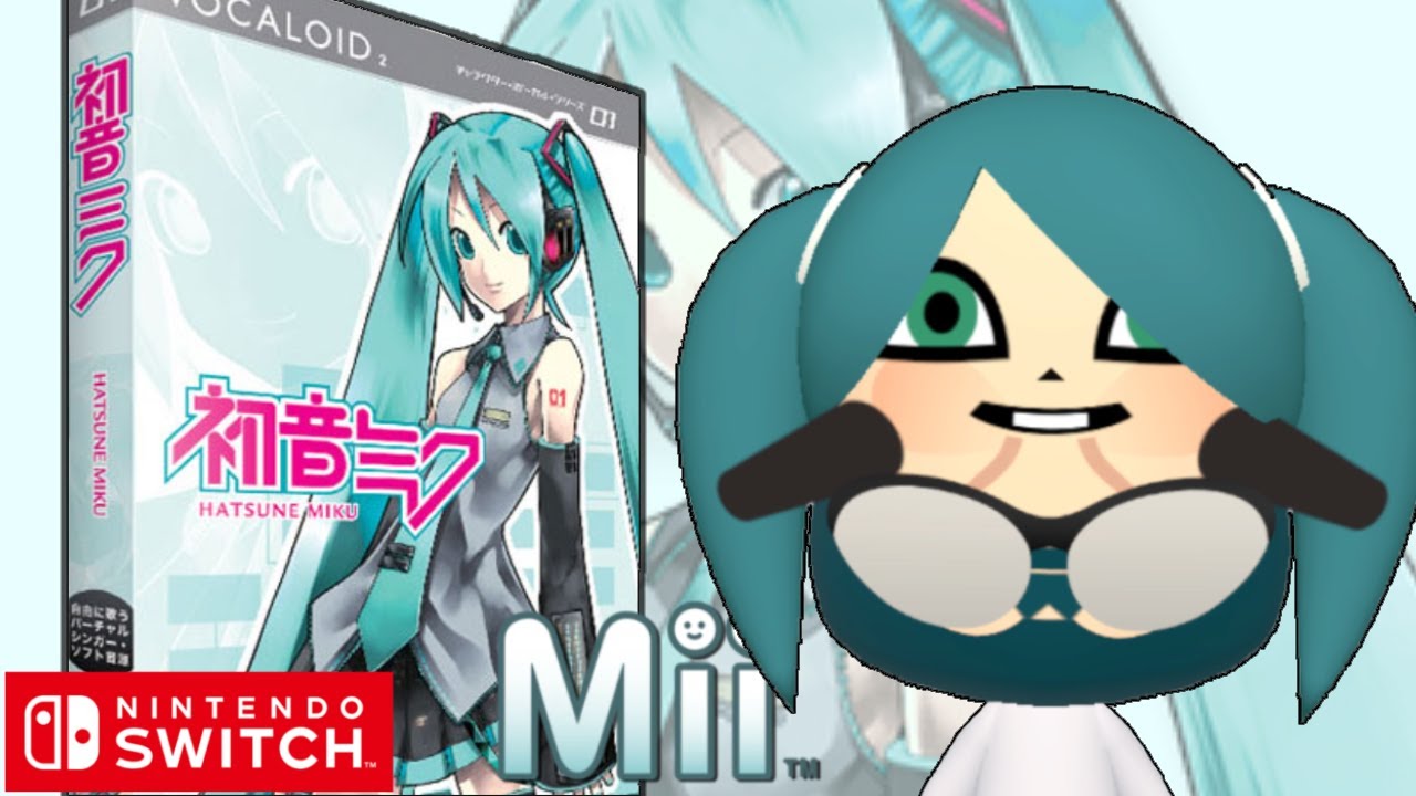 【VOCALOID】初音ミク Mii作り方【Nintendo Switch】 - YouTube
