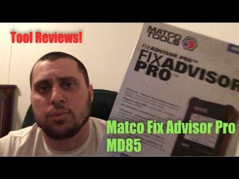 Matco Fix Advisor Pro MD85 - YouTube