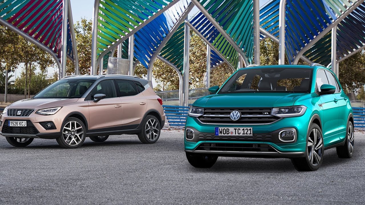 2019 Volkswagen T-Cross vs 2018 Seat Arona - YouTube