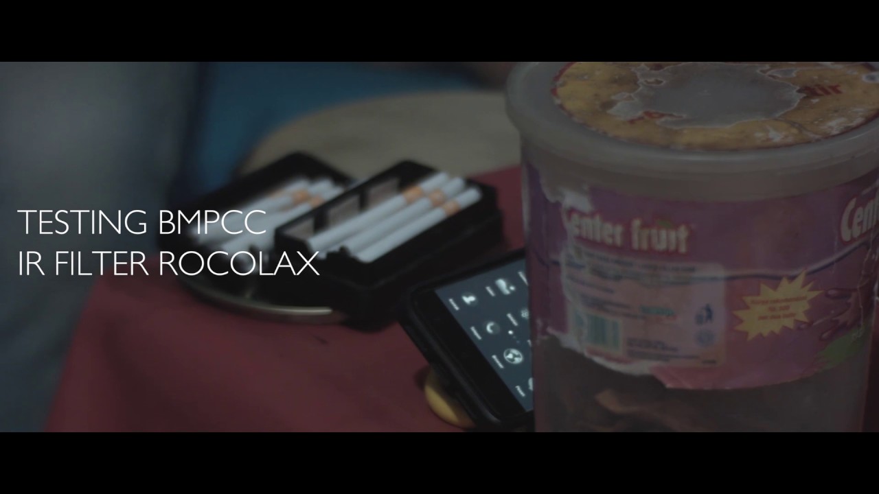 Testing BMPCC with IR Filter Rocolax - YouTube