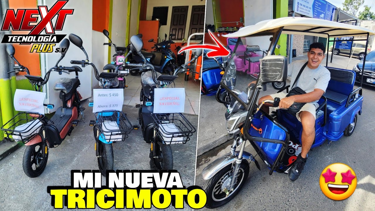 COMPRE UNA TRICIMOTO ELECTRICA en EL SALVADOR 🇸🇻🤩 ¿CUANTO ME COSTO? 🤑 ...