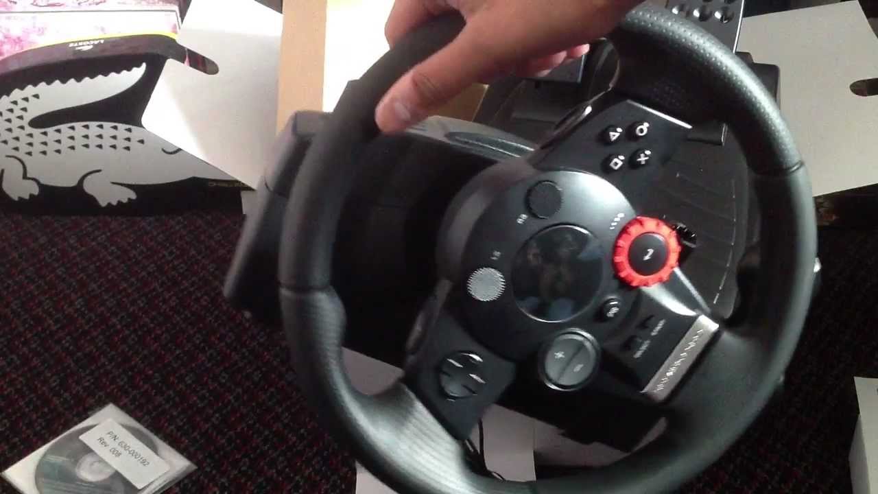 Driving Force GT Racing Wheel Unboxing For PS3 and PC Logitech. - YouTube