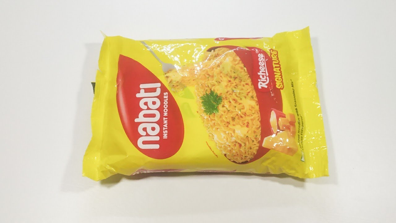 Nabati new richeese signature instant noodles #foodie - YouTube