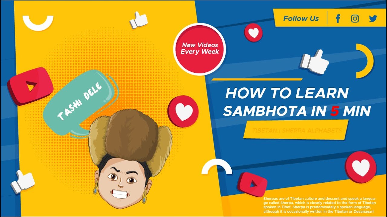 Learn The Basics Of Sambhota Alphabets In Tibetan And Sherpa! - YouTube