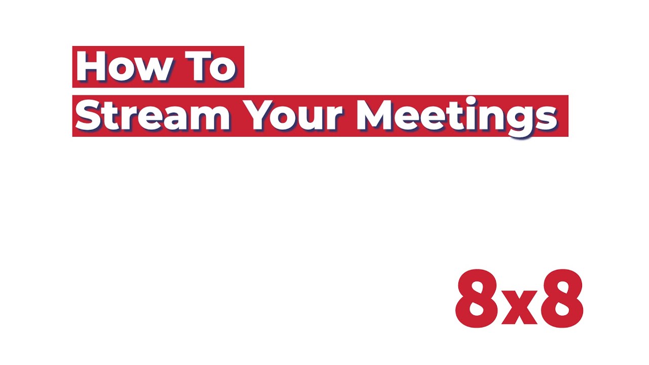 How to Live Stream Your Meetings - YouTube