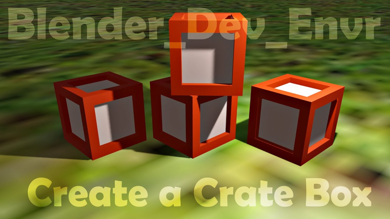 Crate in Blender | Tutorial | How to create a CRATE in Blender - YouTube
