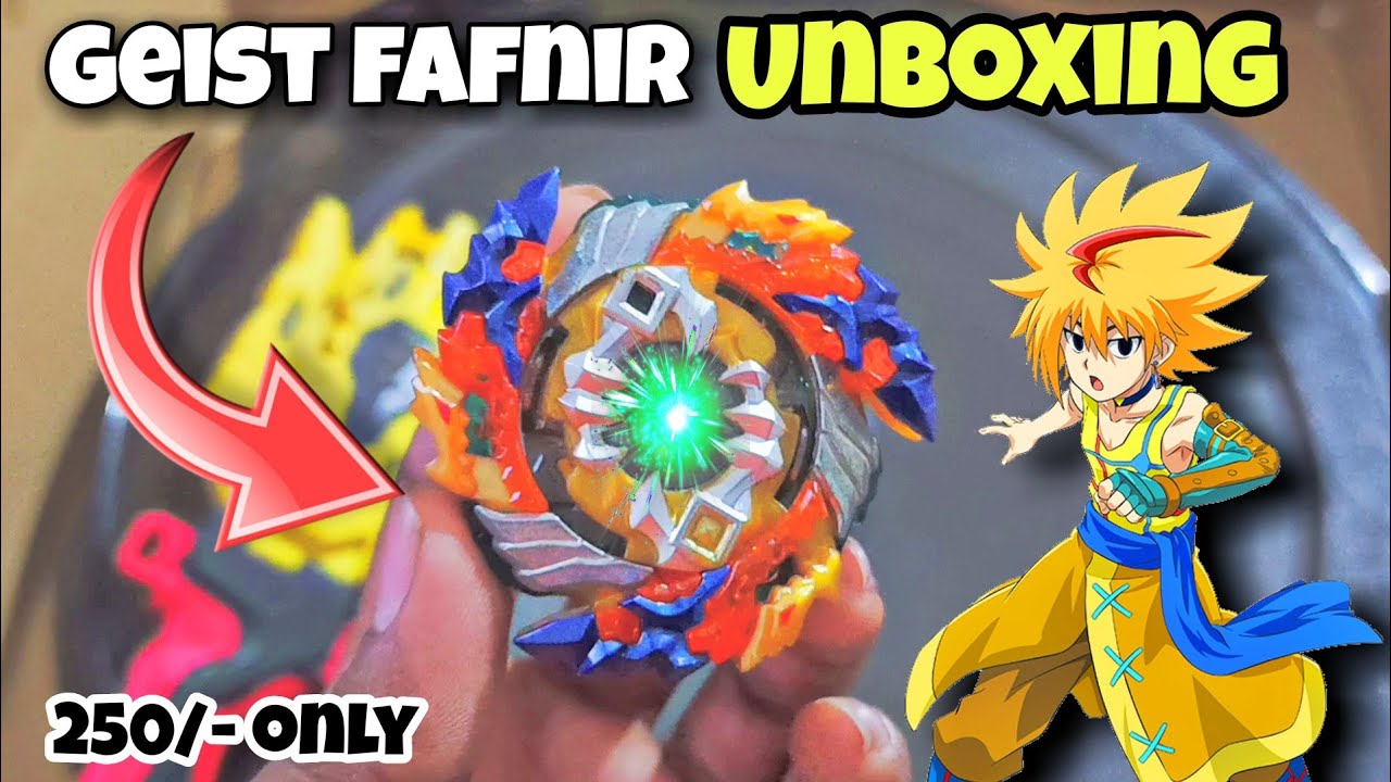 geist fafnir beyblade unboxing and review - YouTube