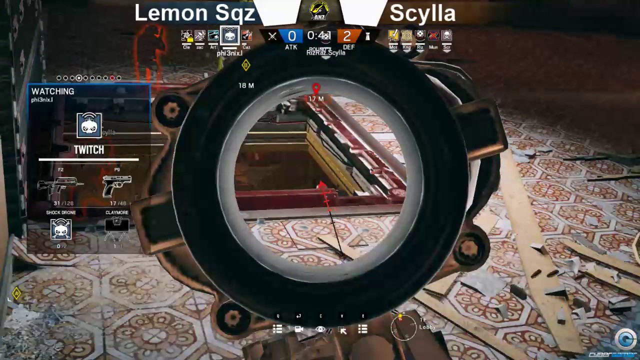 [PC] R6ANZ CyberGamer Ladder Match Lemon Squeezy vs Athletico eSports ...
