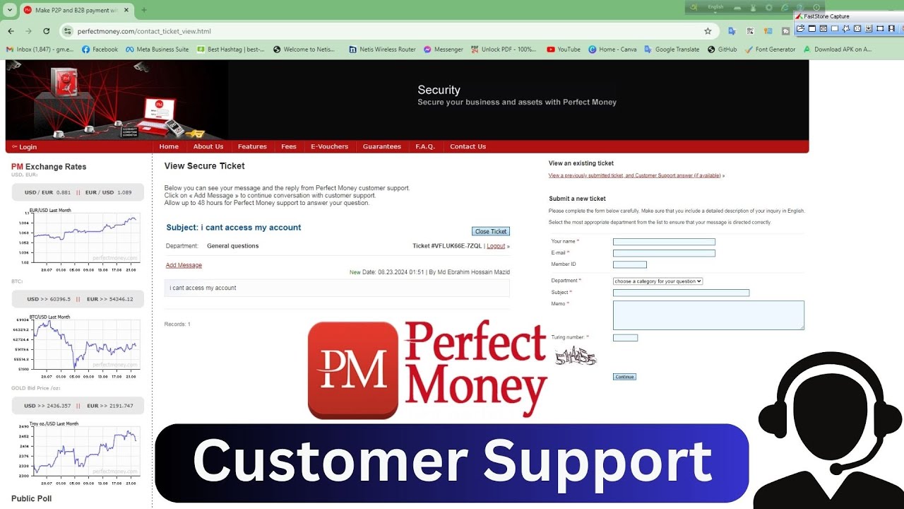 perfect money customer support||perfect money problem solved bangla ...