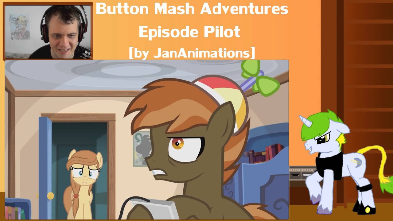 Takeshy Reacts - Button Mash Adventures Pilot Episode [by JanAnimations ...